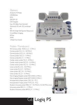 Ge logiq p5 | PDF