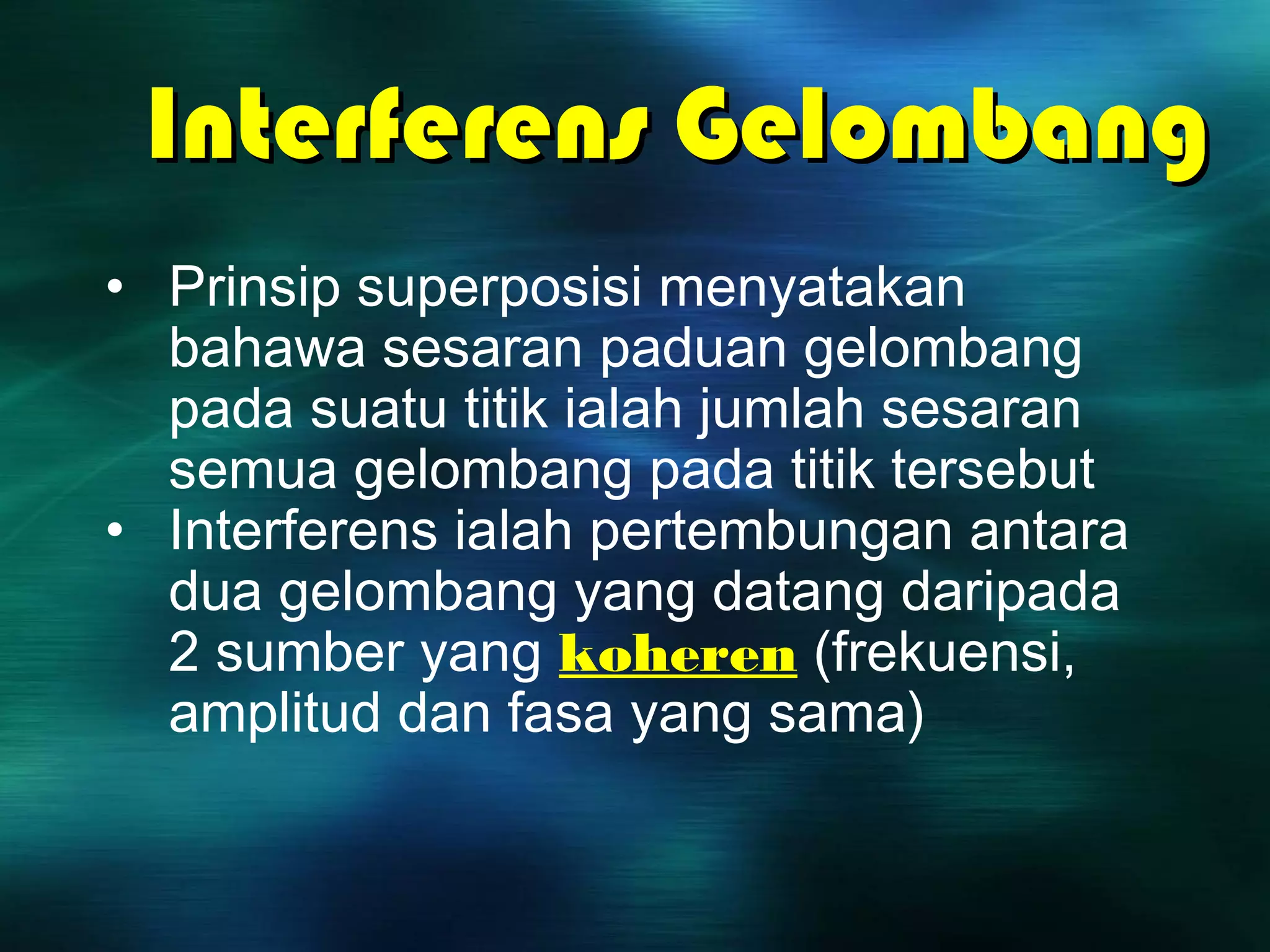 Gelombang (Fizik T5) | PPT