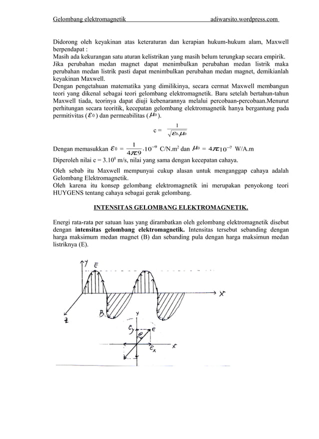 Gelombang Elektromagnetik | DOC