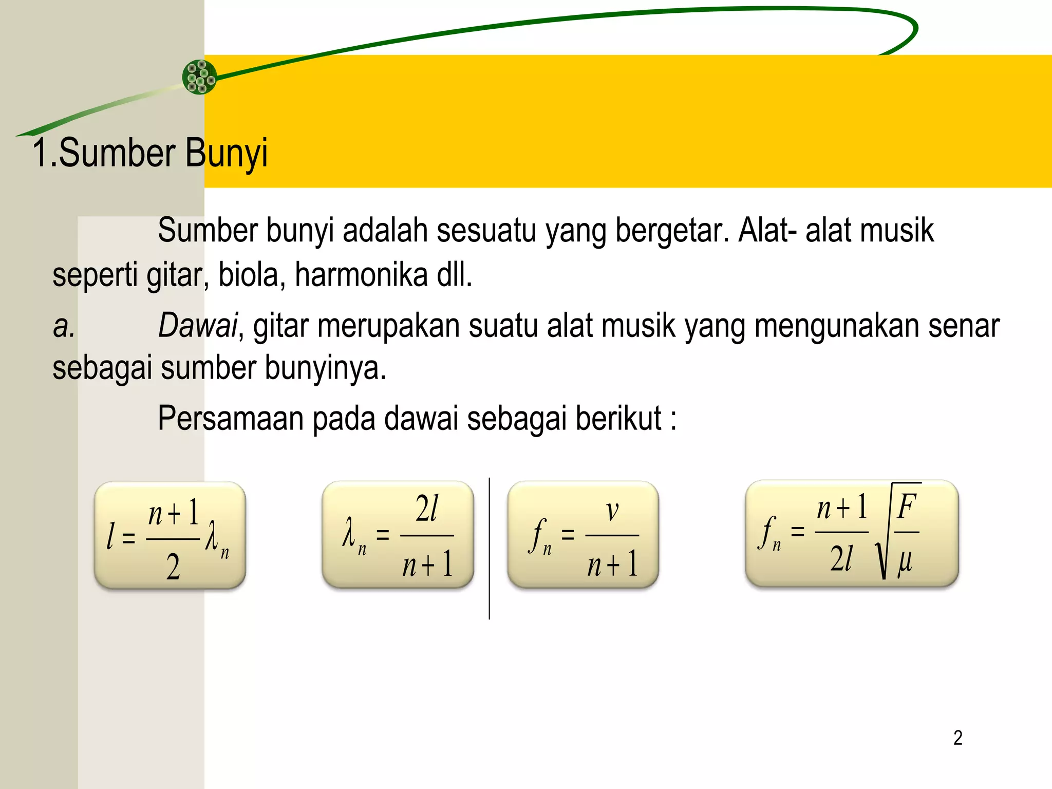 Gelombang bunyi | PPT