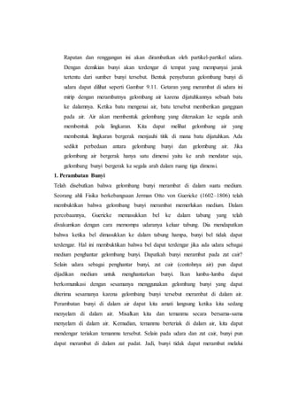 Gelombang bunyi | DOCX