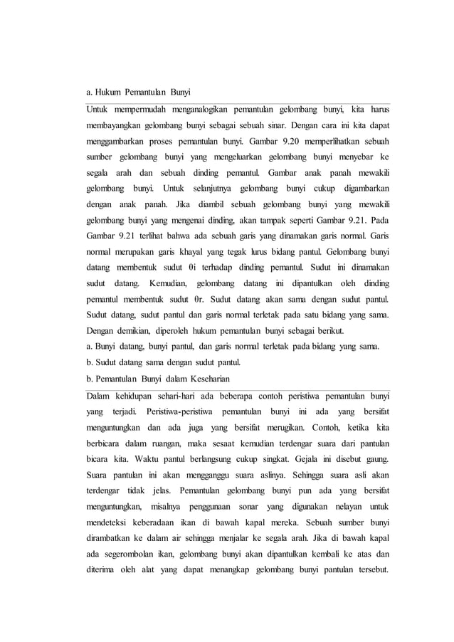 Gelombang bunyi | DOCX