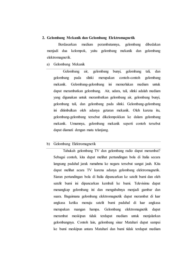 Gelombang bunyi | DOCX