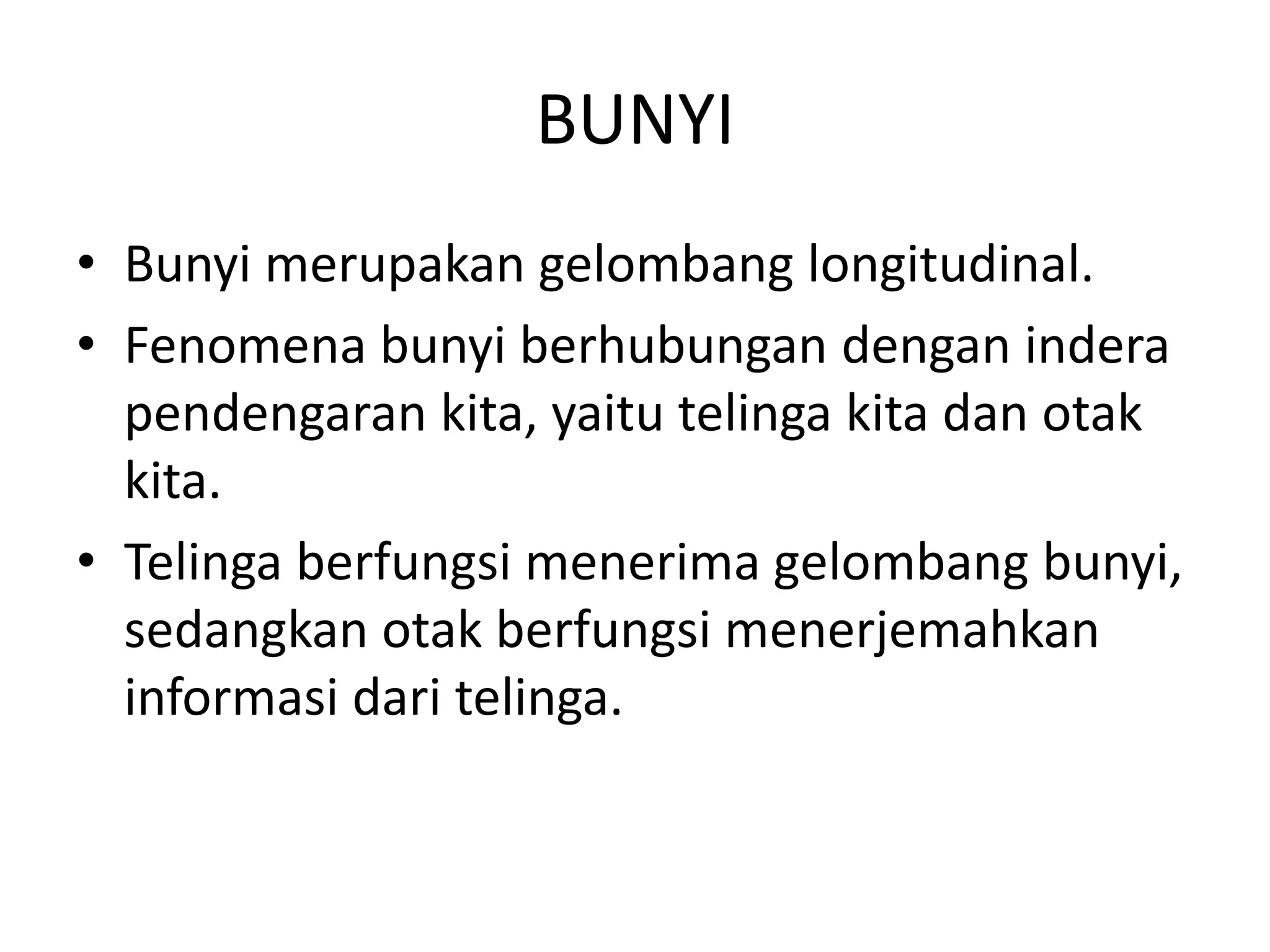 Gelombang dan bunyi | PPSX