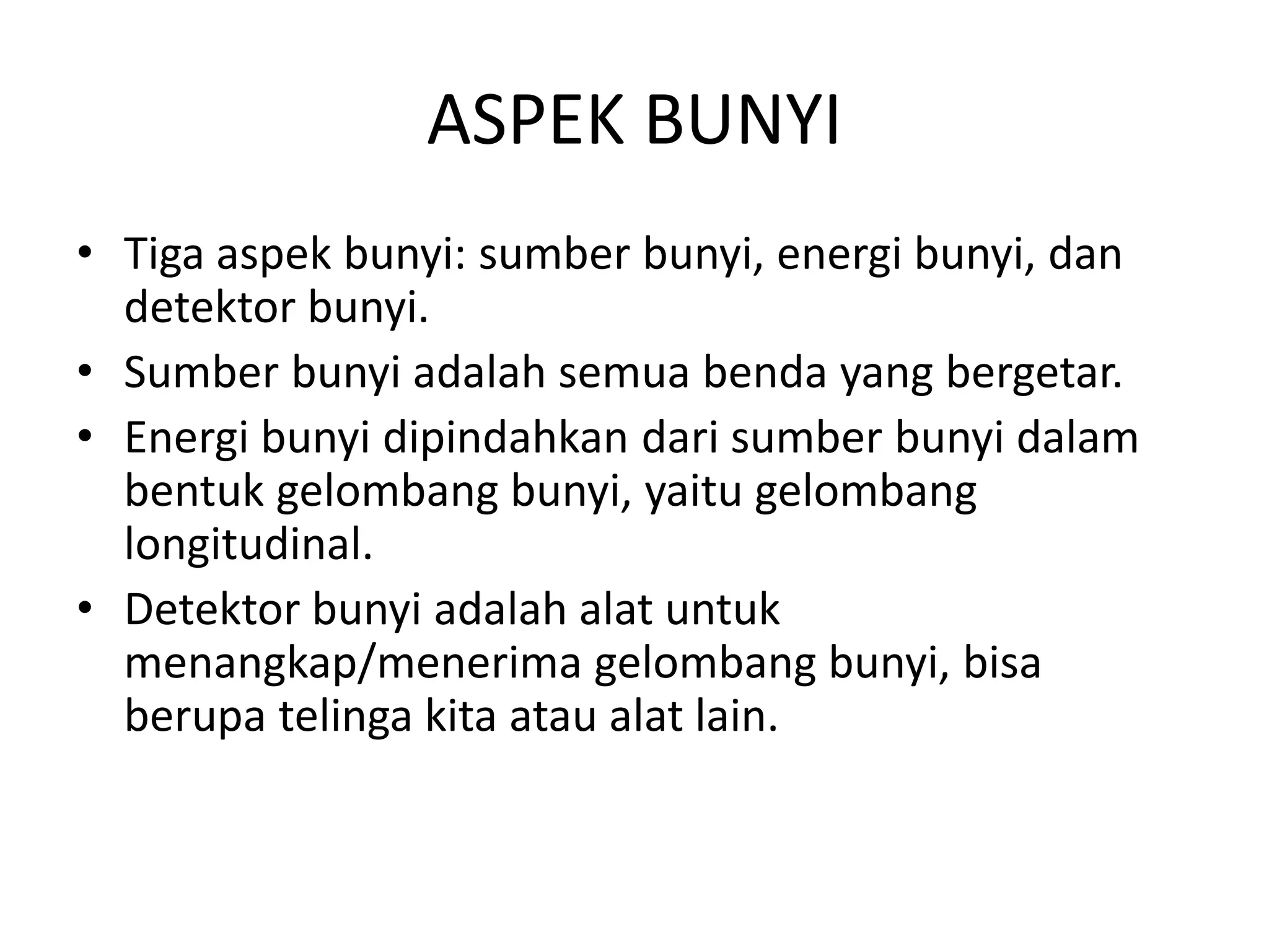 Gelombang dan bunyi | PPSX