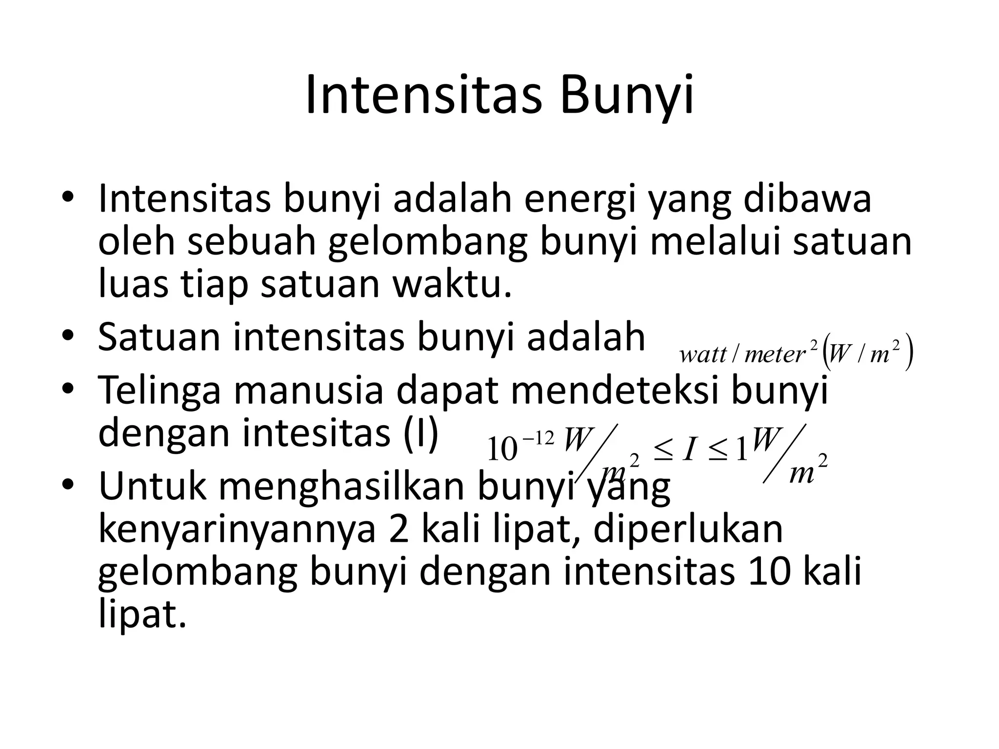 Gelombang dan bunyi | PPSX