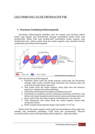 Gelombang elektromagnetik | DOC
