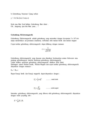 BAB 1 : GELOMBANG | KELAS XII | DOCX