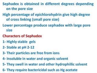 Gel permeation chromatography copy | PPTX