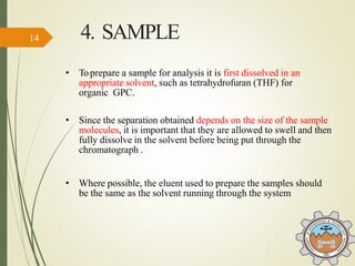 Gel permeation chromatography GPC technique | PPTX