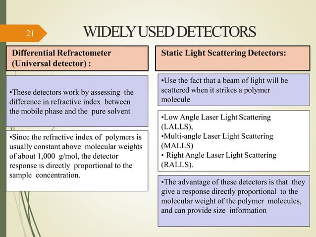 Gel permeation chromatography GPC technique | PPTX
