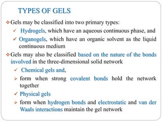 Gels.pptxWGGEVJVBJVEYYHJFFFEYVHHJHEYVHJHHFHS | PPT