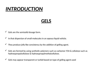 Gels and Emulsion a colloidal substance.pptx