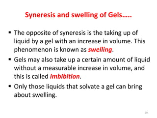 Gels and jellies_2013[1] | PPTX