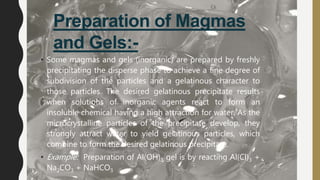 Gels and magmas | PPTX
