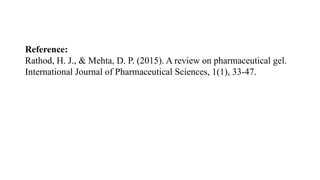 gels and magmas.pptxdosage form pharmacy | PPTX