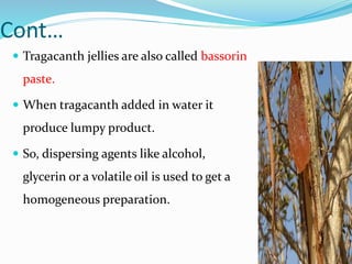 Gels & jellies | PPTX