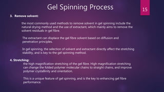 Gel spinning | PPTX