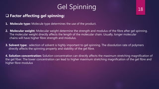 Gel spinning | PPTX