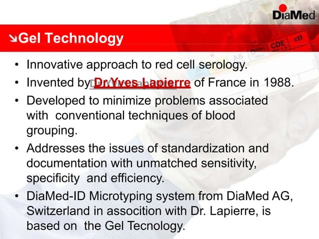 Column agglutination gel techniques.pptx | Blood Disorders | Diseases ...