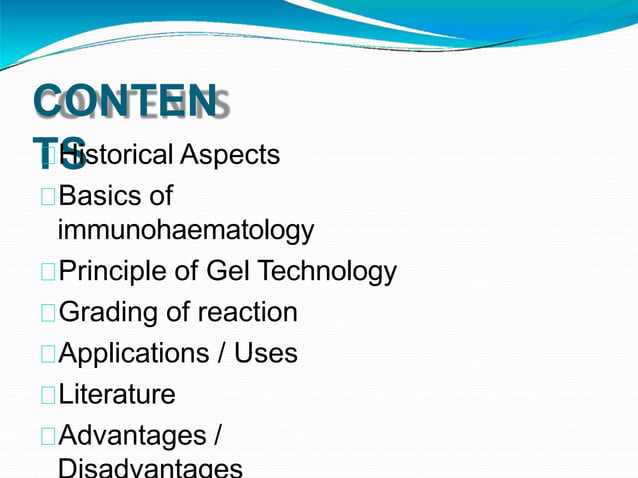 Column agglutination gel techniques.pptx | Blood Disorders | Diseases ...