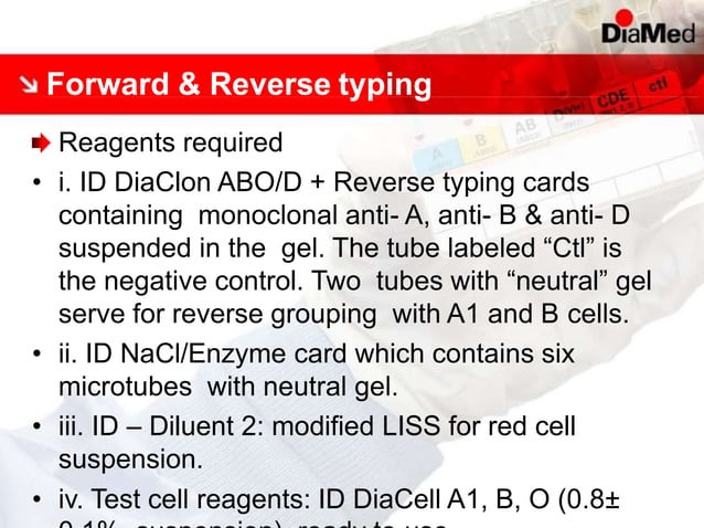 Column agglutination gel techniques.pptx | Blood Disorders | Diseases ...
