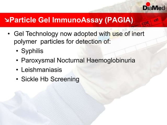 Column agglutination gel techniques.pptx | Blood Disorders | Diseases ...