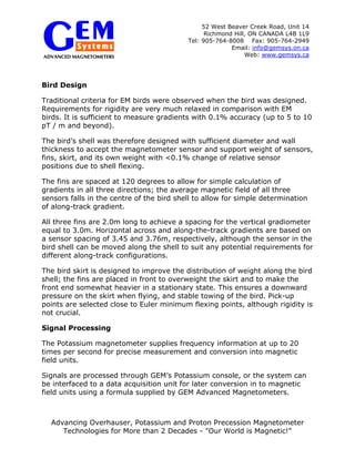 Gem 4-sensor-helicopter-system | PDF