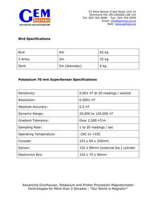 Gem 4-sensor-helicopter-system | PDF