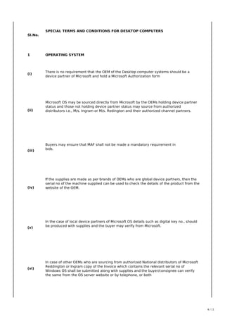 GeM Bidding Document for the university MMHAPU | PDF