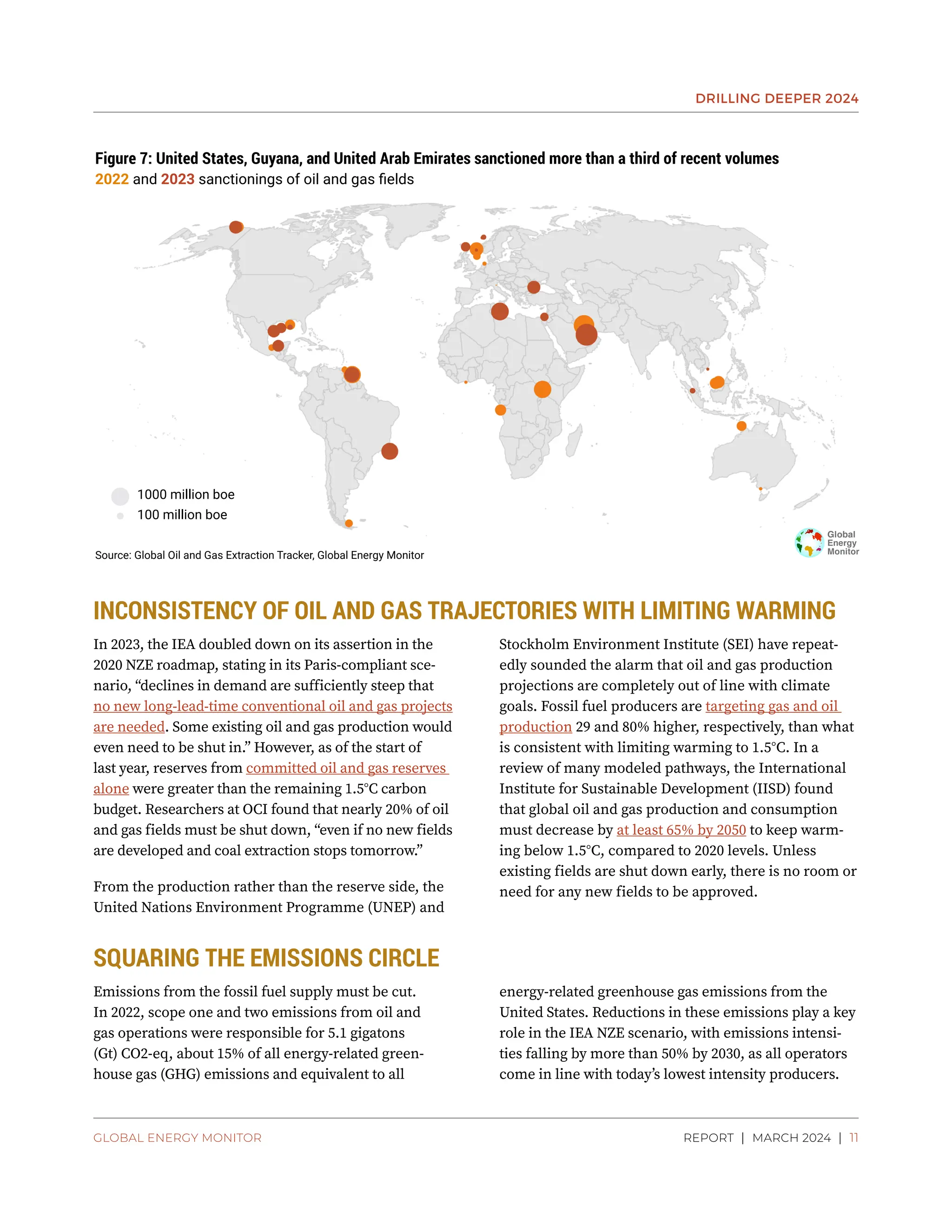 Global Energy Monitor: Global Oil and Gas Extraction Tracker March-2024 ...