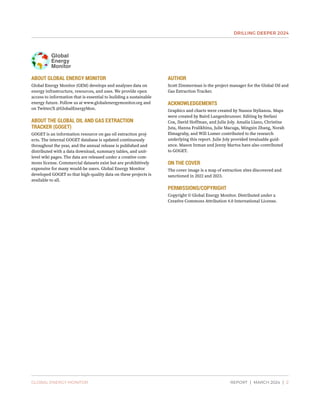 Global Energy Monitor: Global Oil and Gas Extraction Tracker March-2024 ...