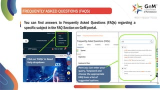 GeM Overview - A DEPARTMENT OF COMMERCE INITIATIVE | PDF