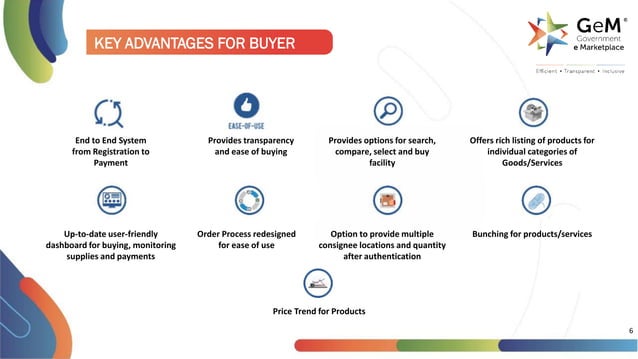 GeM Overview - A DEPARTMENT OF COMMERCE INITIATIVE | PDF