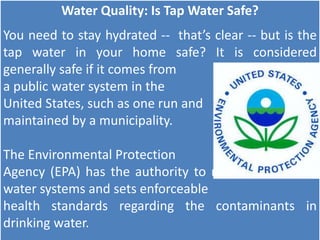 Gem ppt-21- say no to bottled water | PPTX
