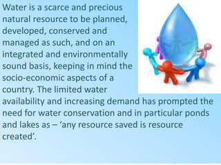 Gem ppt-22-save ponds and lakes | PPTX