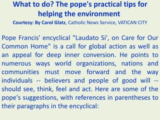 Gem ppt-31-laudato si | PPTX