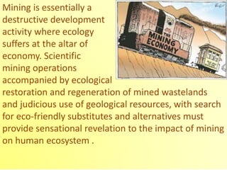 Green Earth Movement - Sand Mining | PPTX