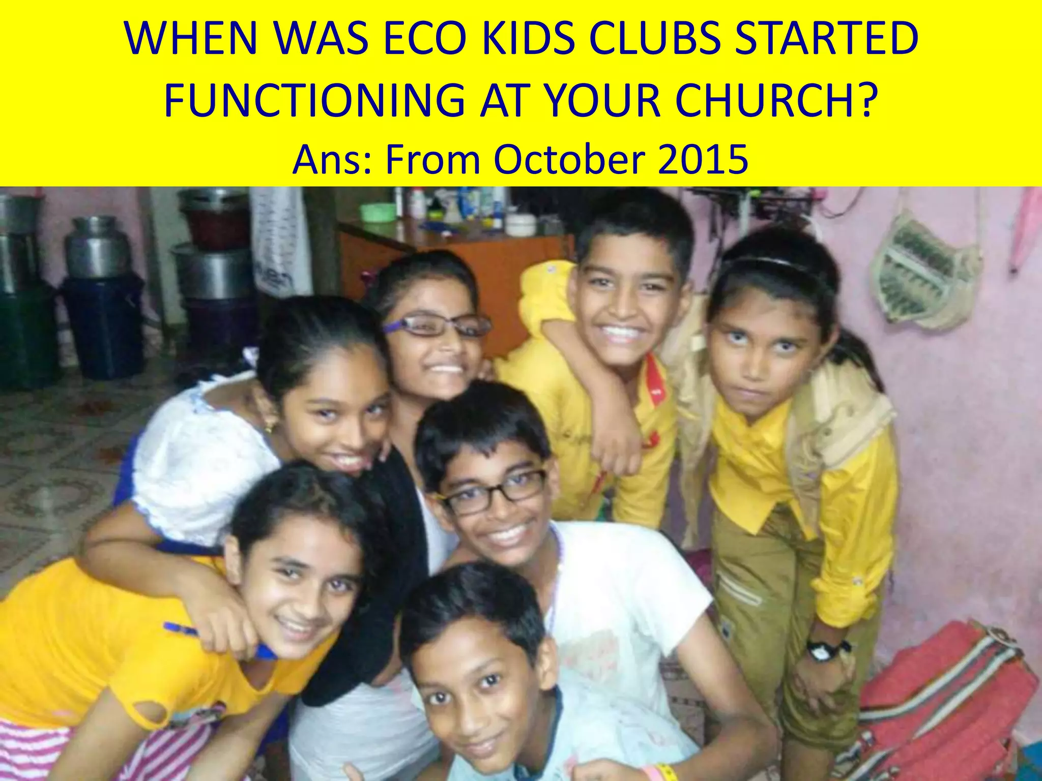 Gem Kids Eco Clubs | PPTX