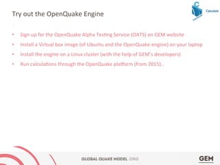 Introducing OpenQuake, the interactive platform for collaborative earthquake risk assessment | PDF
