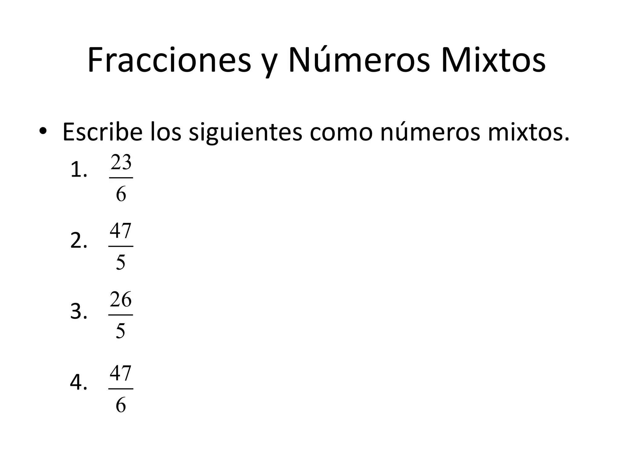 Fracciones y Números Mixtos | PDF | Education