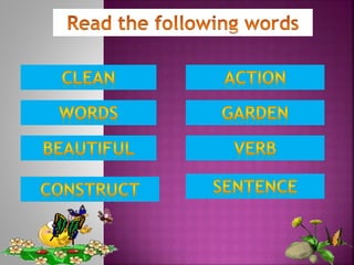 Action Word (Verb) | PPT