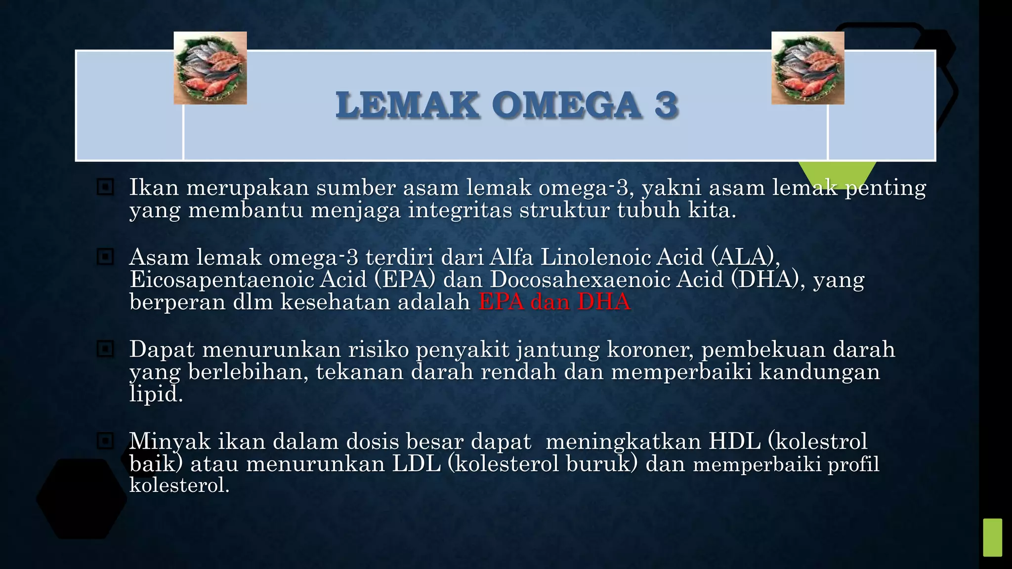 Materi Penyuluhan dan Pelatihan Gemar dan manfaat makan ikan kuma | PPTX