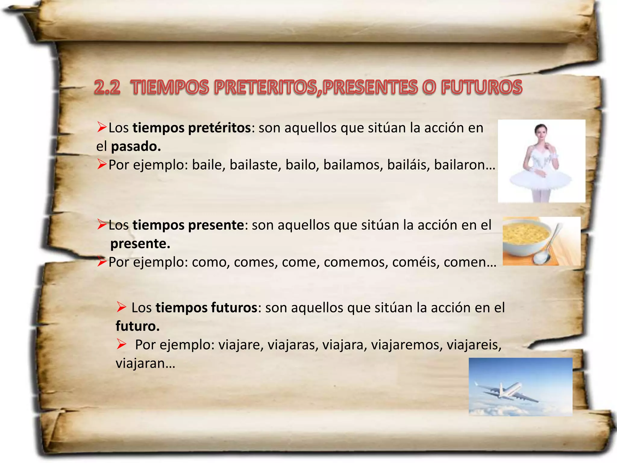 Gema tiempos verbales tema 12 | PPT