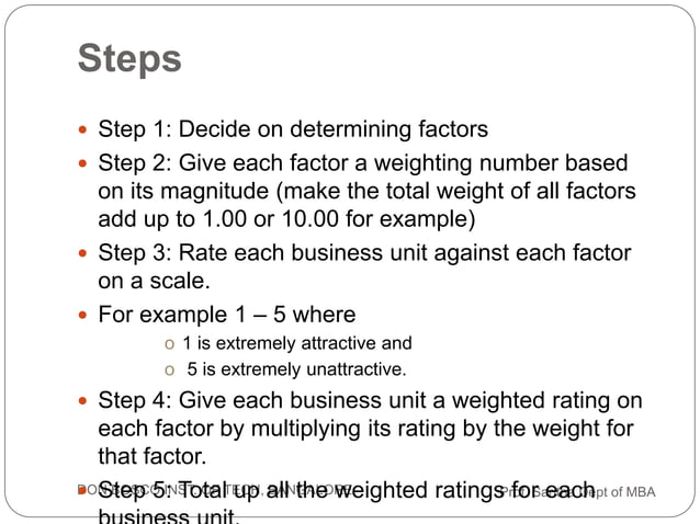 Ge matrix 9X9 General Electrical Matrix | PPT