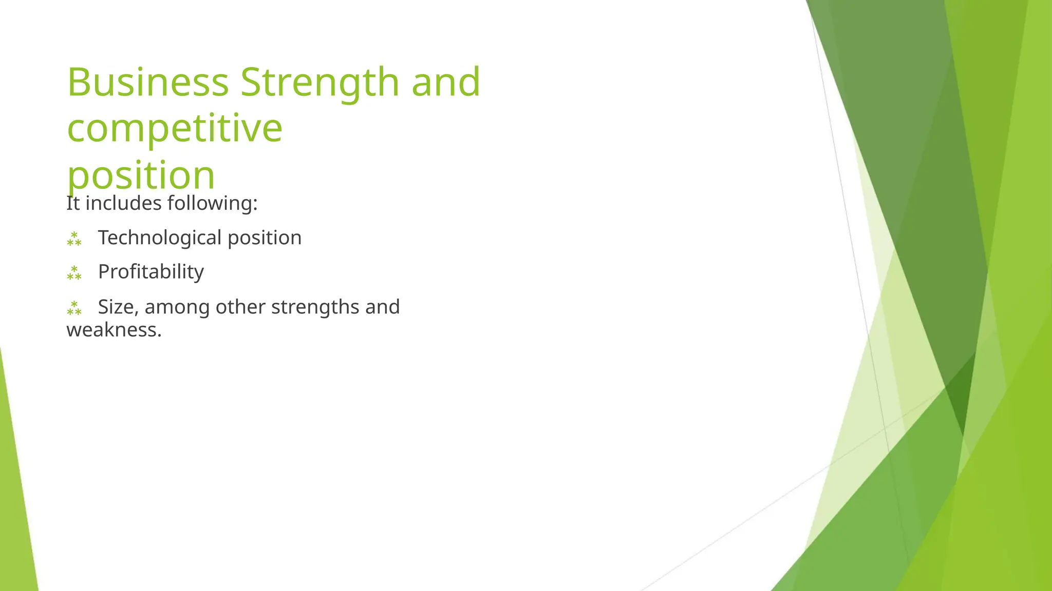 Ge Matrix business strenght and competition.pptx