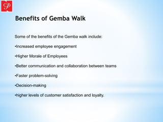 Gemba walk within pharmaceutical industry .pptx