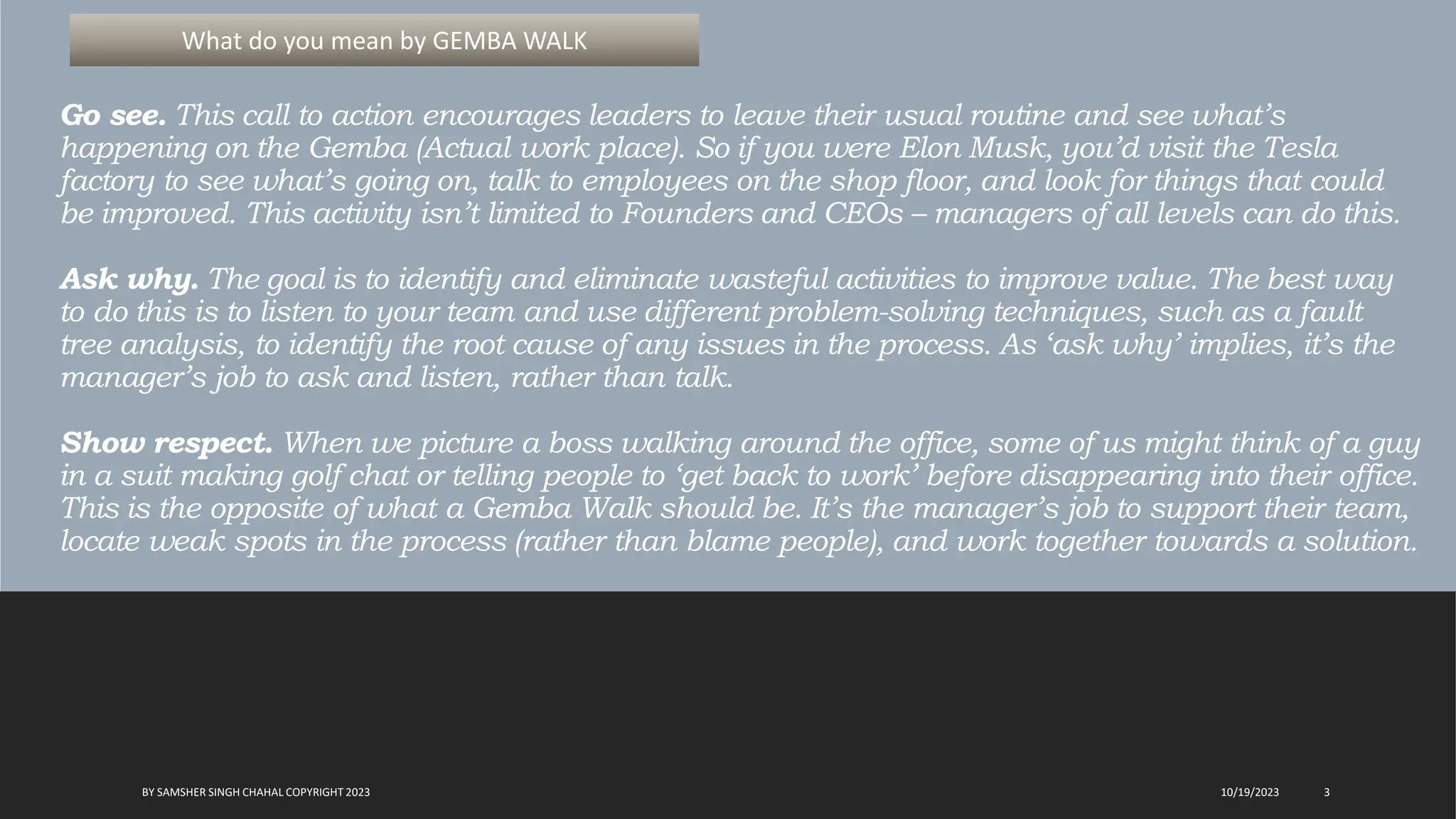 GEMBA WALK by Samsher Singh.pptx