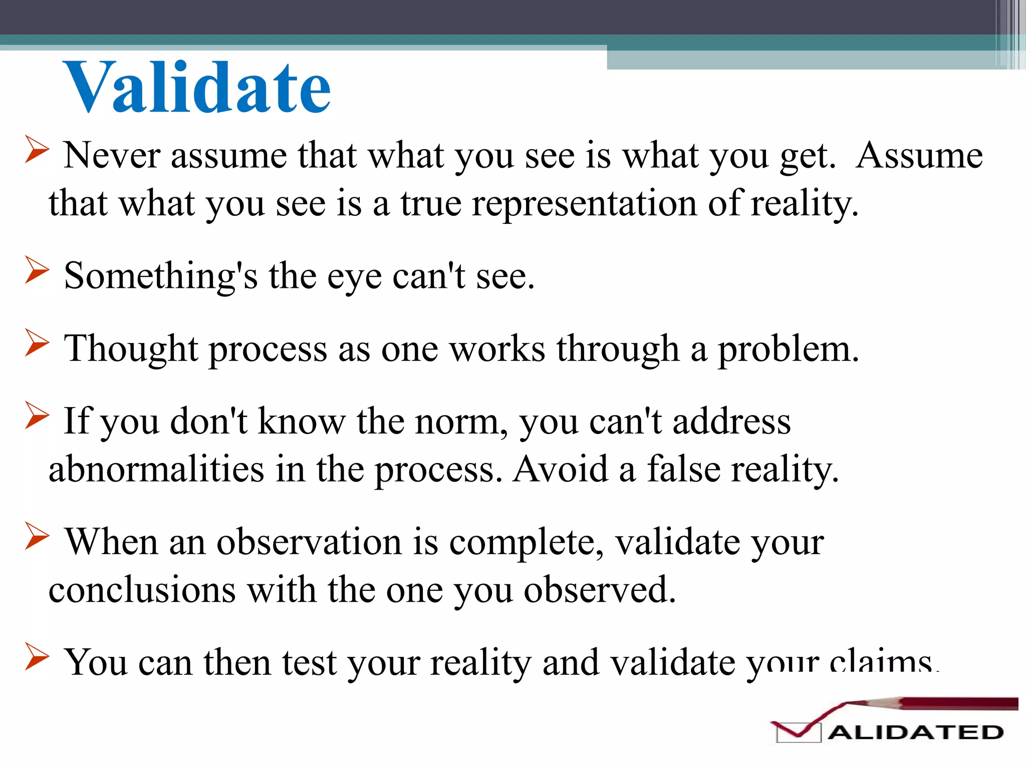 Gemba walk discussion | PPT