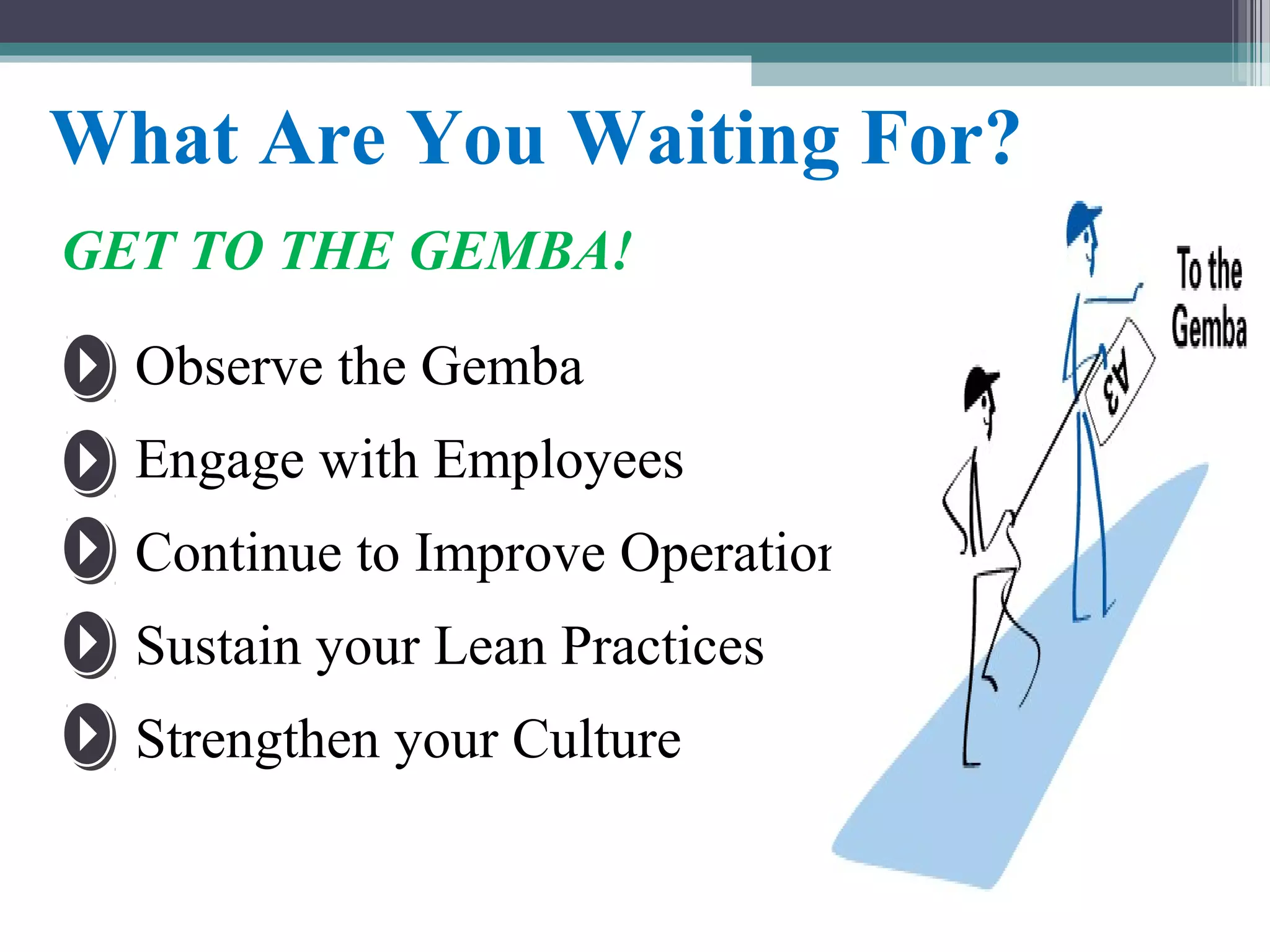 Gemba walk discussion | PPT